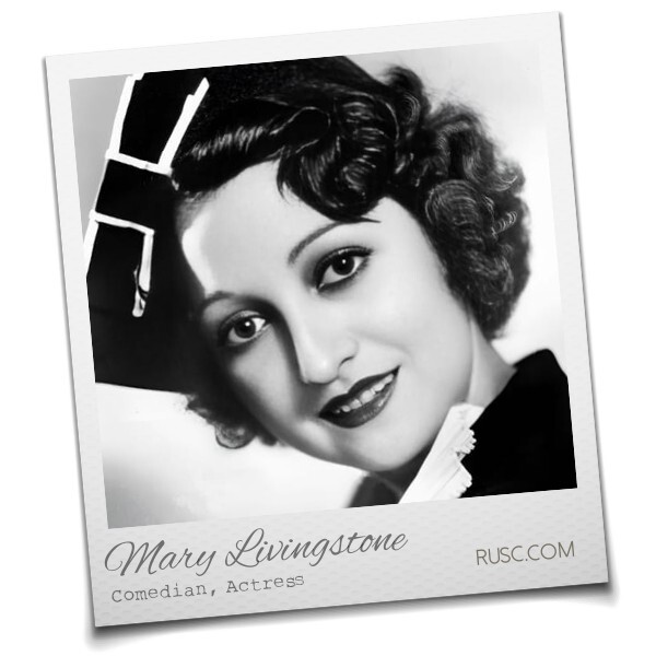 Mary Livingstone: The Comedic Foil Who Shaped Old-Time Radio