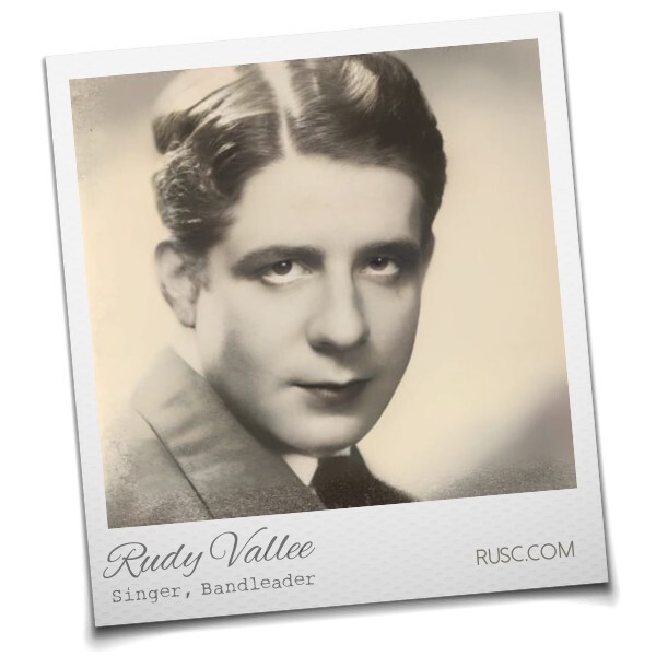 Rudy Vallee: The Iconic Crooner of Old-Time Radio's Golden Era